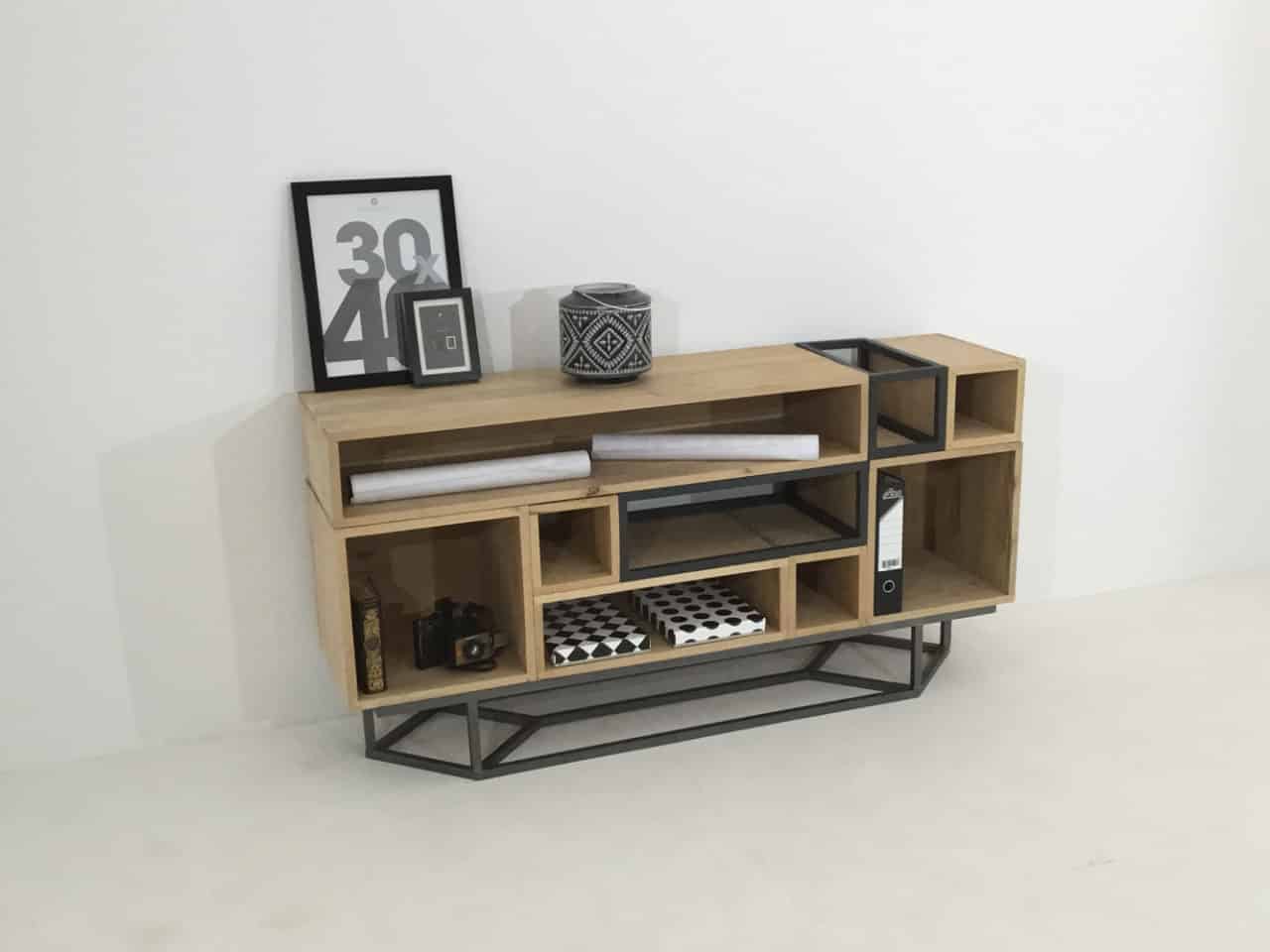 Un meuble bois et métal ? Visitez le site : "Mon meuble design sur-mesure"